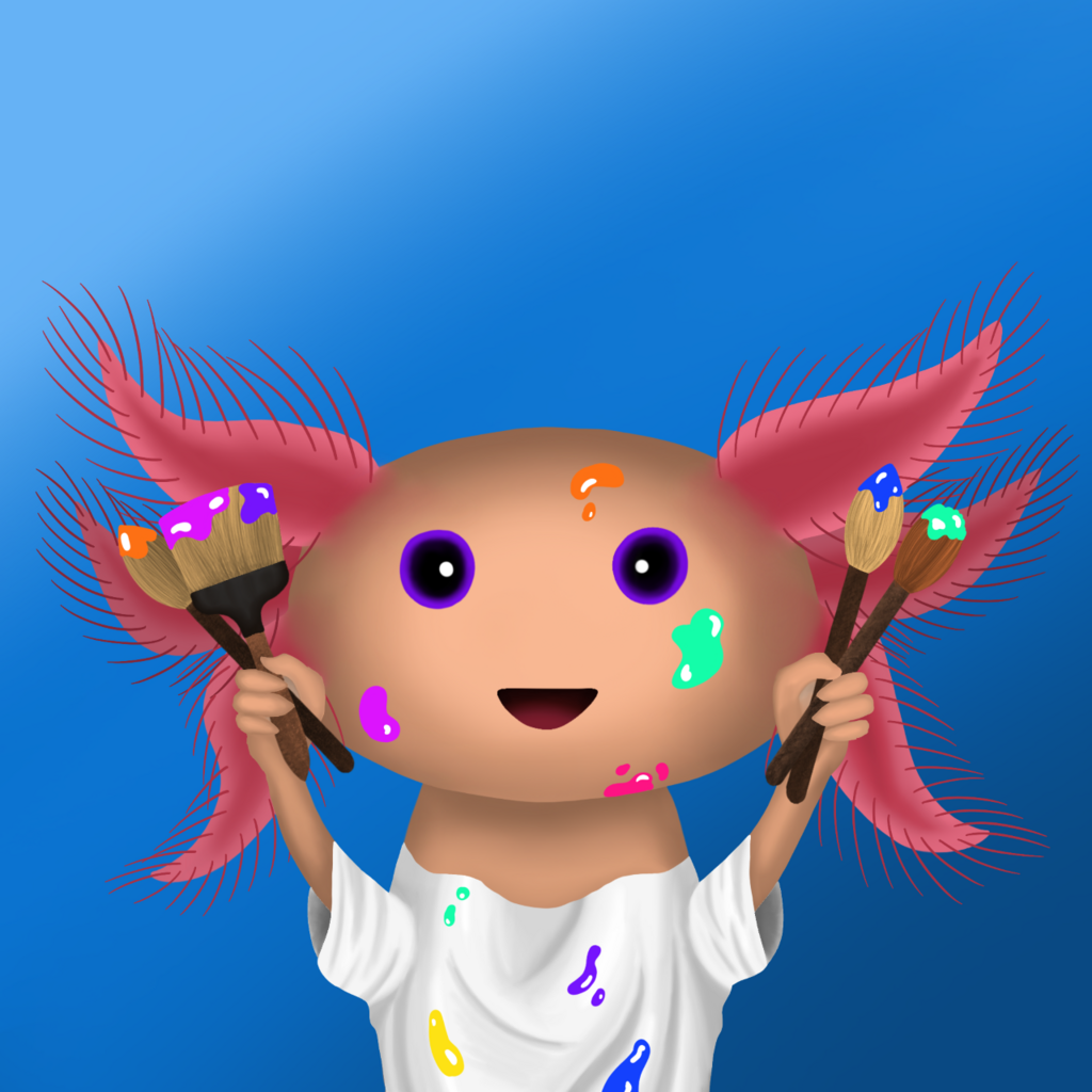 Axolotl Mona Lisa#34 | NFT on SolSea