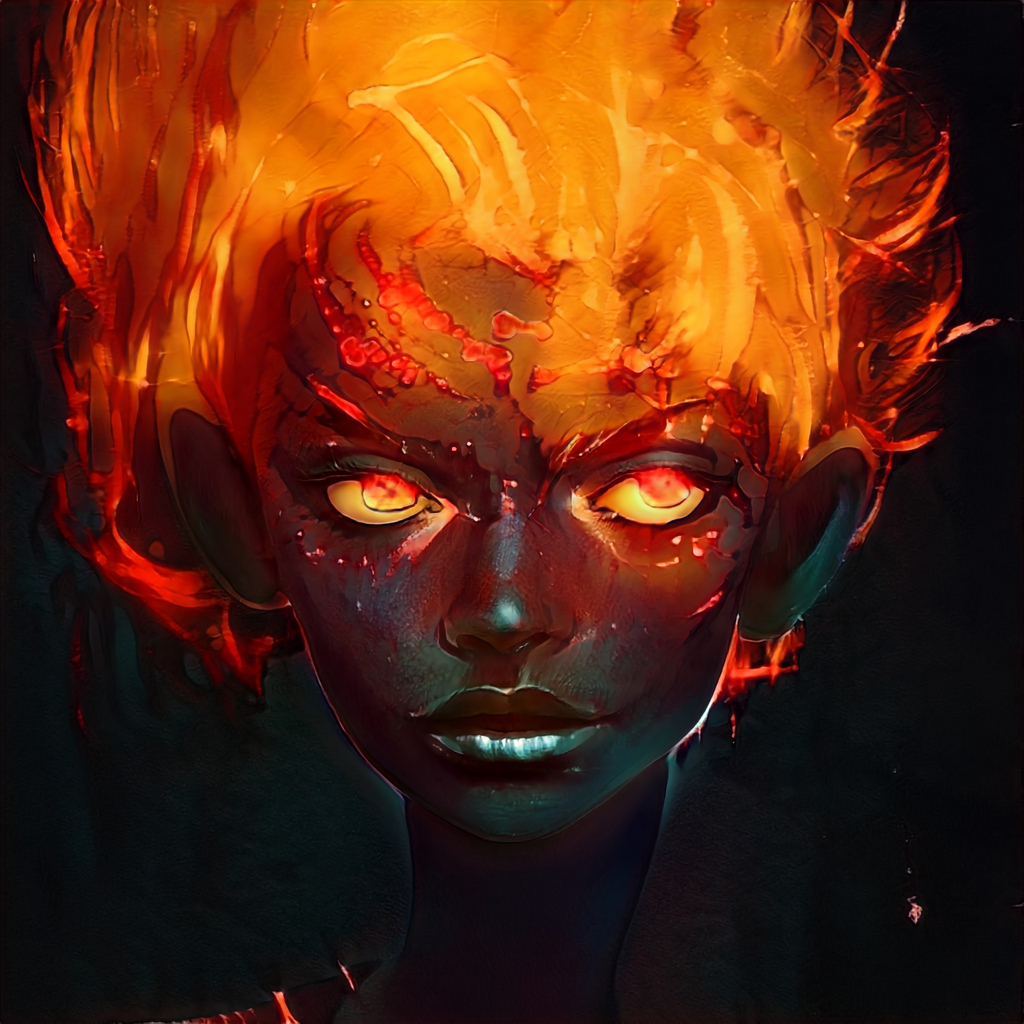 Burning Heads #03 | NFT on SolSea