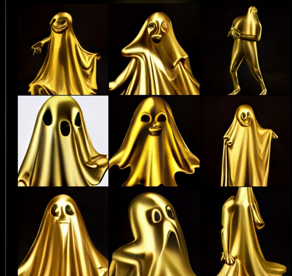 The Golden Ghost City | NFT on SolSea